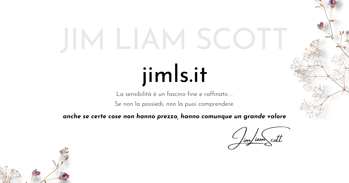 Blog - Jim Liam Scott